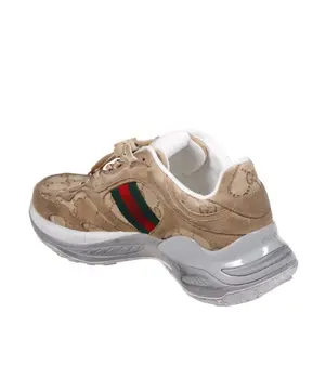 Gucci 2.0 Lace-up Trainers - Brown