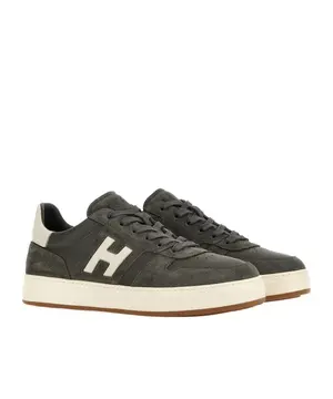 Hogan Low Top Lace-up Sneakers - Grey