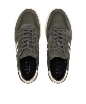 Hogan Low Top Lace-up Sneakers - Grey