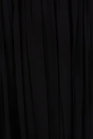TOTEME Soft Gathered Midi Skirt - Black