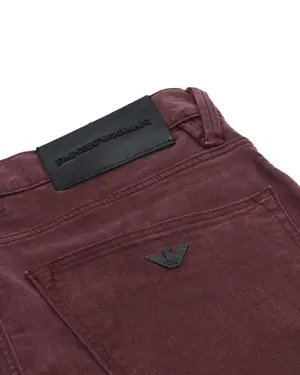 Emporio Armani Logo Straight Leg Jeans
