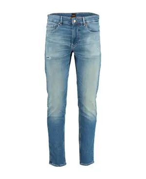 Hugo Boss Distressed Logo Jeans