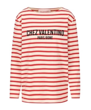 Valentino Garavani Striped Long Sleeve Top