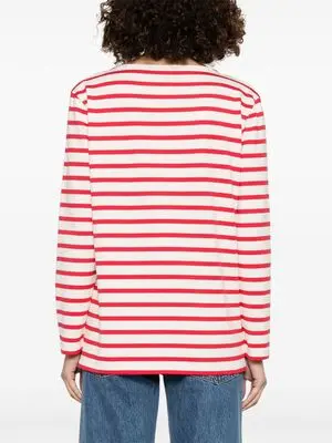 Valentino Garavani Striped Long Sleeve Top