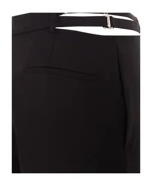 DION LEE Lingerie Wool Tailored Pants