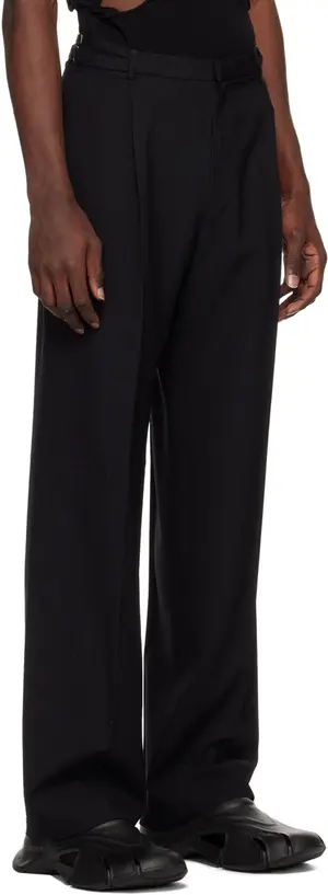 DION LEE Lingerie Wool Tailored Pants