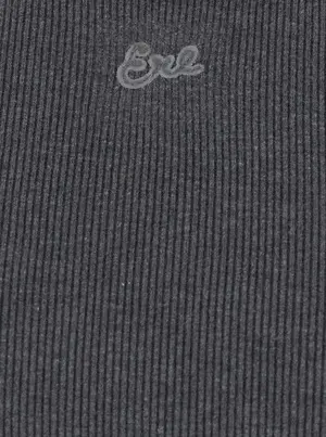 ERL Faded Black Knit Tank Top - Fadedblack