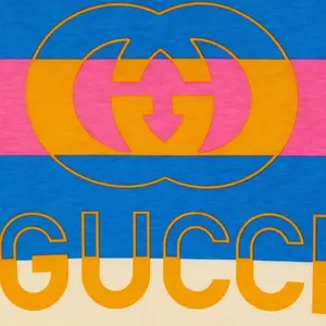 Gucci Web Stripe Print T-shirt