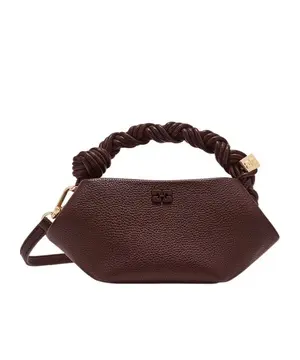 GANNI Butterfly Logo Bou Bag - Red