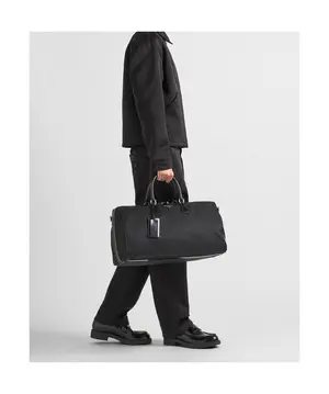 Prada Re-nylon And Brushed Leather Duffel Bag