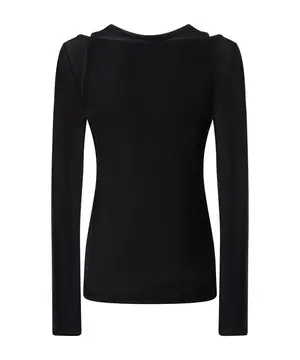 Pinko Long Sleeve Sheer T-shirt