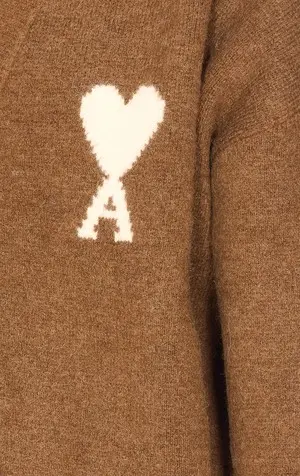 AMI Paris De Coeur Knitted Cardigan