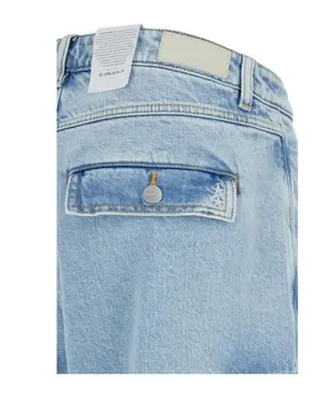 ICON DENIM LOS ANGELES Rosalia Wide-leg Cargo Jeans