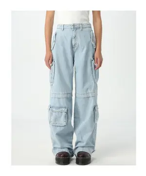 ICON DENIM LOS ANGELES Rosalia Wide-leg Cargo Jeans