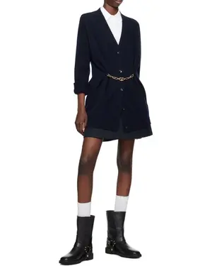 Valentino Garavani Vlogo Plaque Square Toe Boots