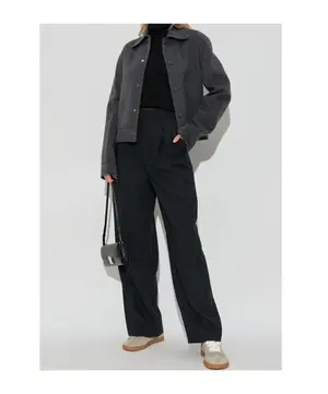 AMI Paris De Coeur Embroidered Turtleneck Jumper - Black