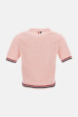 Thom Browne Hector Pointelle Knit T-shirt