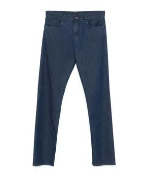 Canali Regular Fit Stretch Cotton Denim Jeans