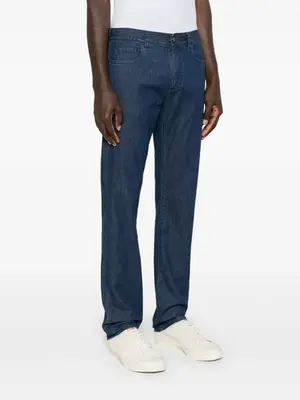 Canali Regular Fit Stretch Cotton Denim Jeans