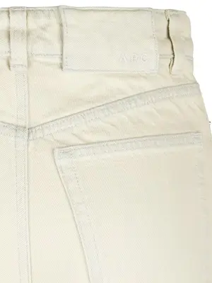 A.p.c. Wide Leg Pants - Bleachedout