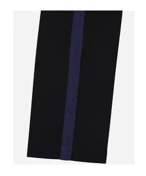 Dolce & Gabbana Side-band Wool Trousers - Blue