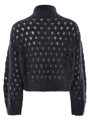 Brunello Cucinelli High-neck Knitted Sweater