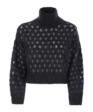 Brunello Cucinelli High-neck Knitted Sweater