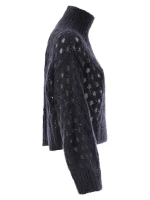 Brunello Cucinelli High-neck Knitted Sweater