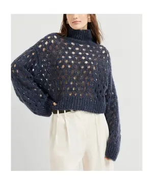 Brunello Cucinelli High-neck Knitted Sweater