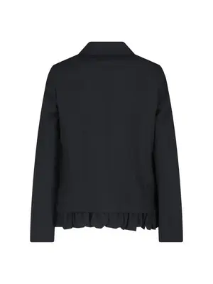 Comme Des Garçons Ruffled Button-up Jacket