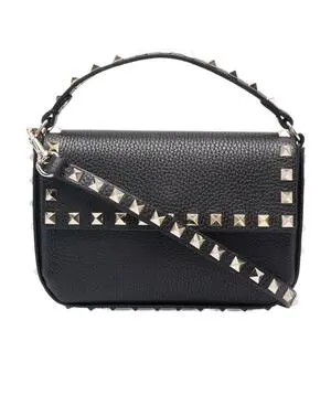 Valentino Garavani Rockstud Foldover Pouch - Black