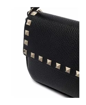 Valentino Garavani Rockstud Foldover Pouch - Black