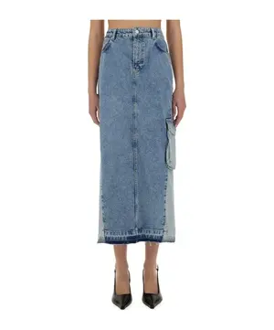 Moschino Jeans Button Detailed Skirts