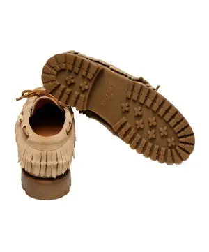 SEBAGO Ranger Suede Fringe Loafers - Brown