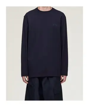 Y3 Logo Printed Crewneck T-shirt