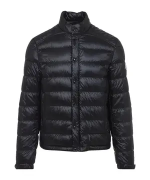 Moncler Shiny Quilted Down Jacket - Black