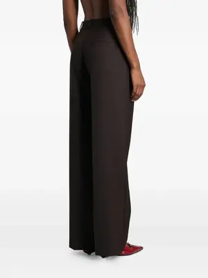 ANINE BING High Waisted Tailored Wide Leg Trousers