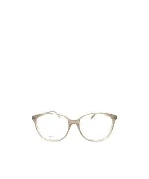 Celine Full-frame Flat Mirror Eyeglasses - White
