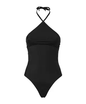 Jacquemus Halterneck One-piece Swimsuit - Black