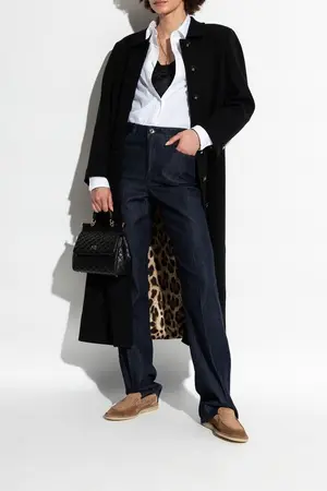 Dolce & Gabbana Round Toe Loafers