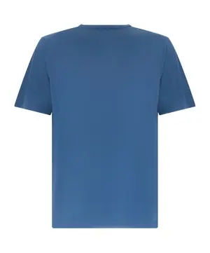 ROBERTO COLLINA Cotton Crew Neck T-shirt - Blue