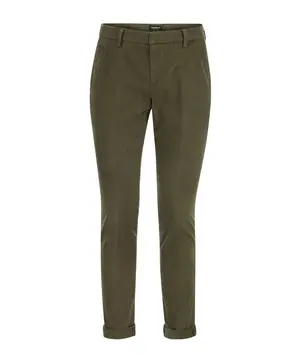 DONDUP Belt-lined Casual Trousers - Brown
