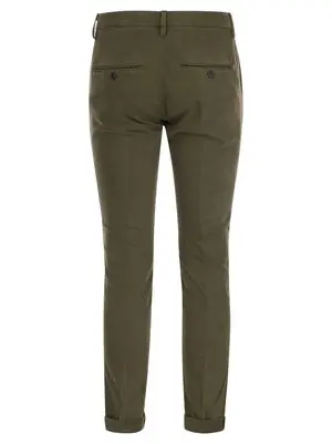 DONDUP Belt-lined Casual Trousers - Brown