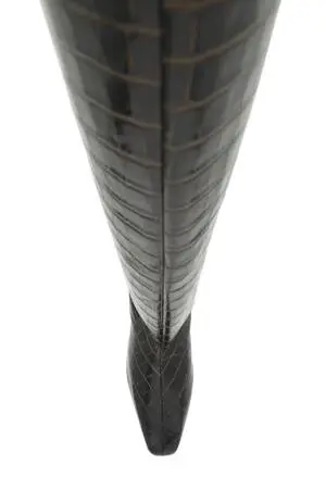TOTEME Embossed Knee-high Boots - Black