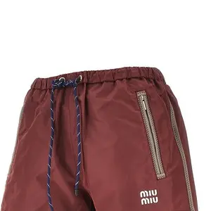 Miu Miu Technical Drawstring Shorts - Red