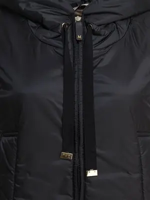 Max Mara Greengo Zip-up Hooded Gilet - Black