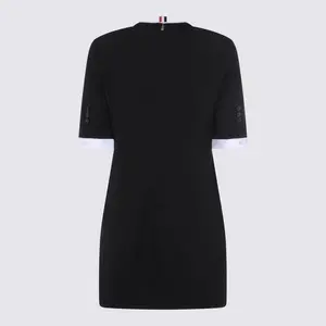 Thom Browne Striped Mini Dress - Black