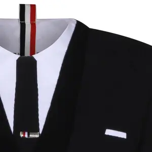 Thom Browne Striped Mini Dress - Black