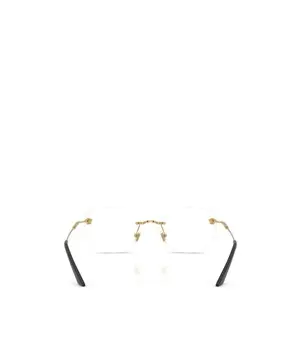 Versace Oval Frame Eyeglasses