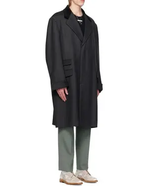 MAISON MARGIELA Wool Coat - Black